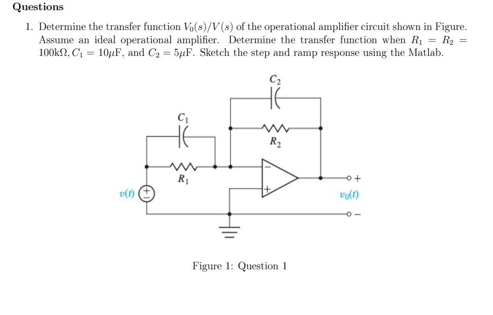 Solved Course: Control system N.B: Sketch the step and ramp | Chegg.com