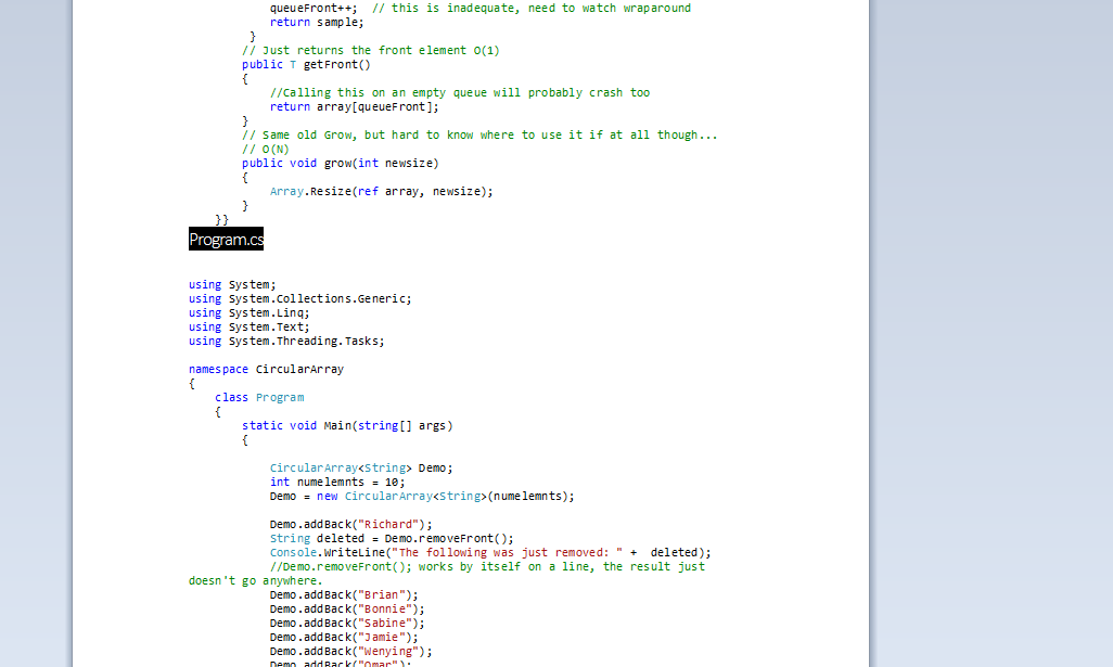 Solved Circular Arrays Circular structures are helpful for | Chegg.com