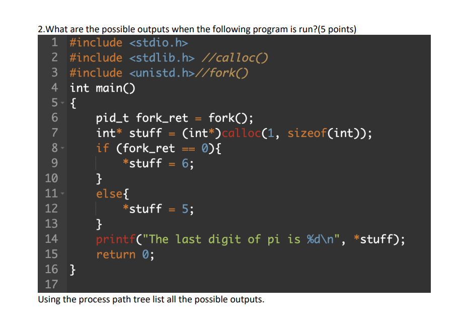 Solved Using the process path tree list all the possible | Chegg.com