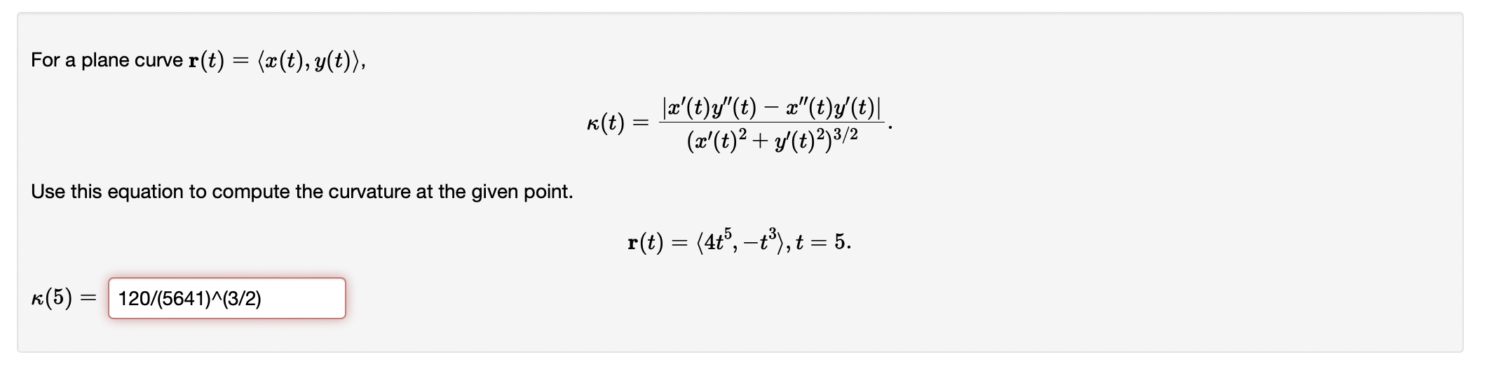 Solved For a plane curve | Chegg.com