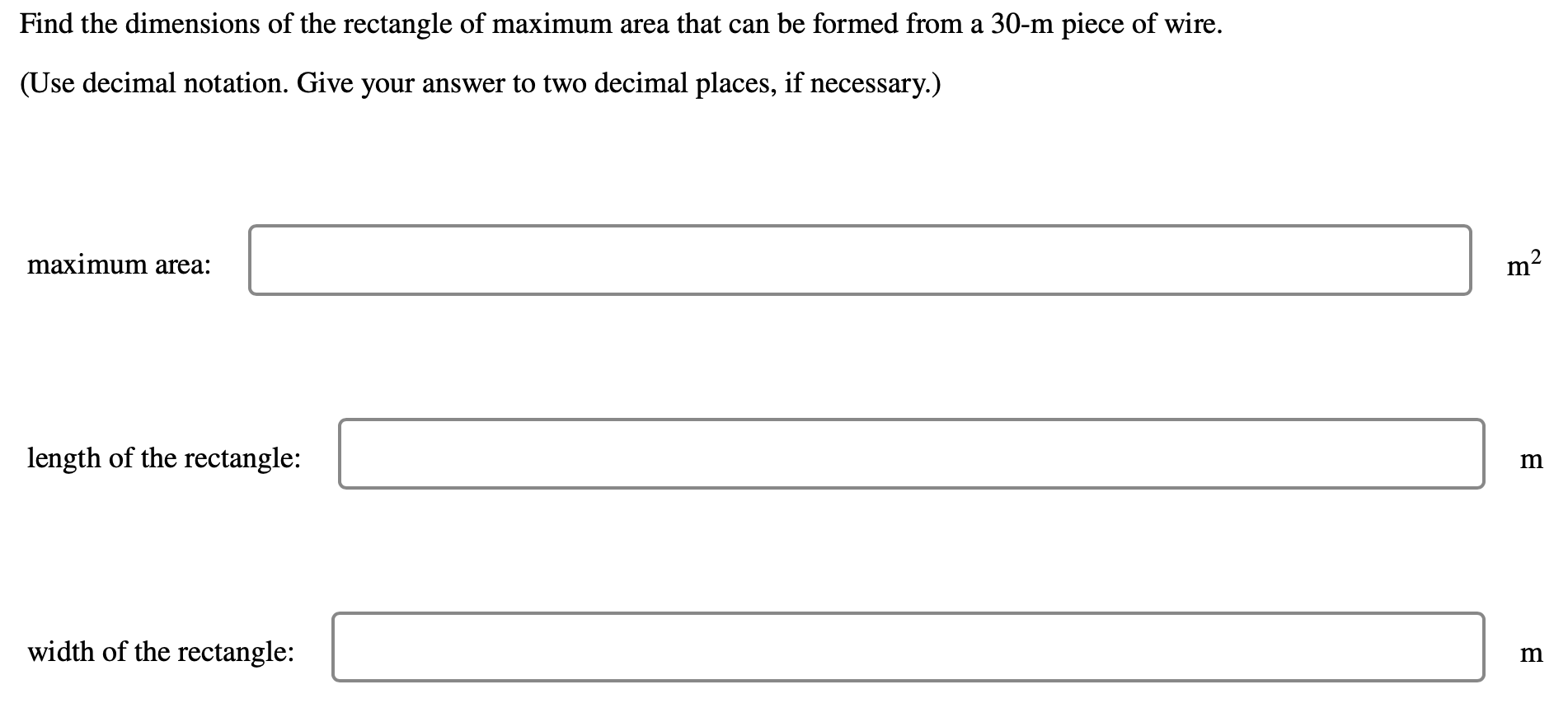 Solved Find The Dimensions Of The Rectangle Of Maximum Area Chegg