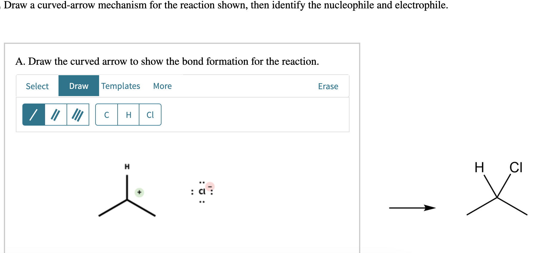 Solved Draw a curved-arrow mechanism for the reaction shown, | Chegg.com