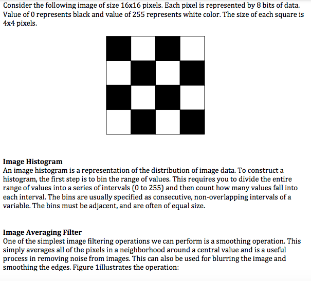 Consider the following image of size 16x16 pixels. | Chegg.com