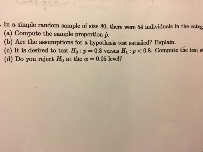 Solved 10.2 Hypothesis Tests for Proportions 1. Determine | Chegg.com