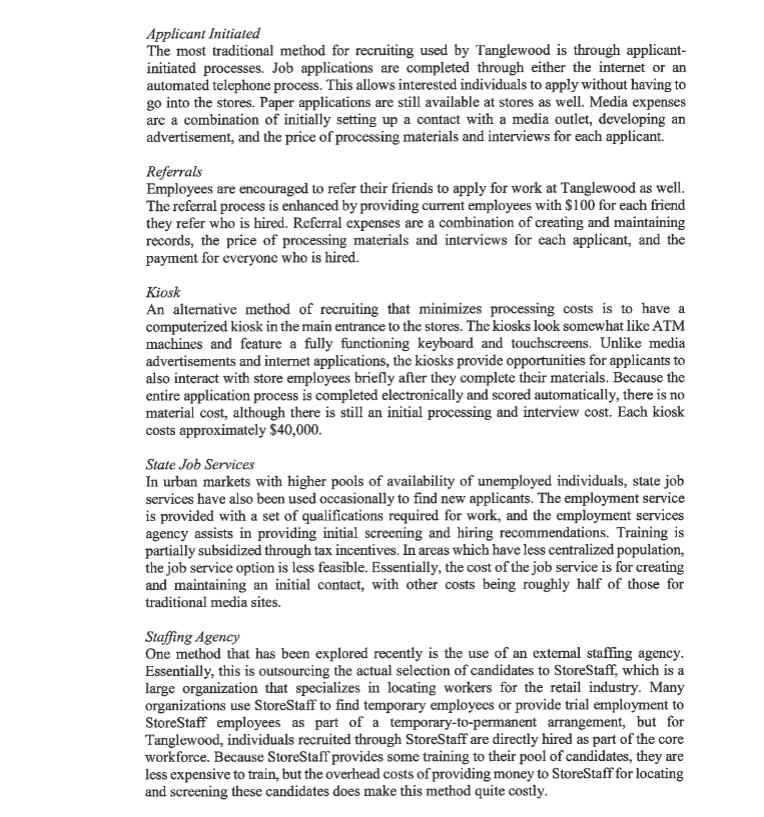 Solved APPENDIX B: RECRUITING YIELD DATA | Chegg.com