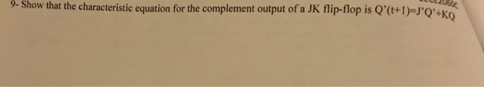 Solved Show that the characteristic equation for the | Chegg.com