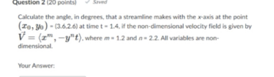Solved A simple model of an ideal vortex in a | Chegg.com