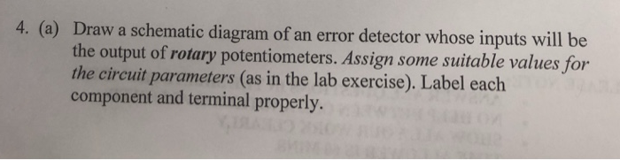 Solved Draw a schematic diagram of an error detector whose | Chegg.com