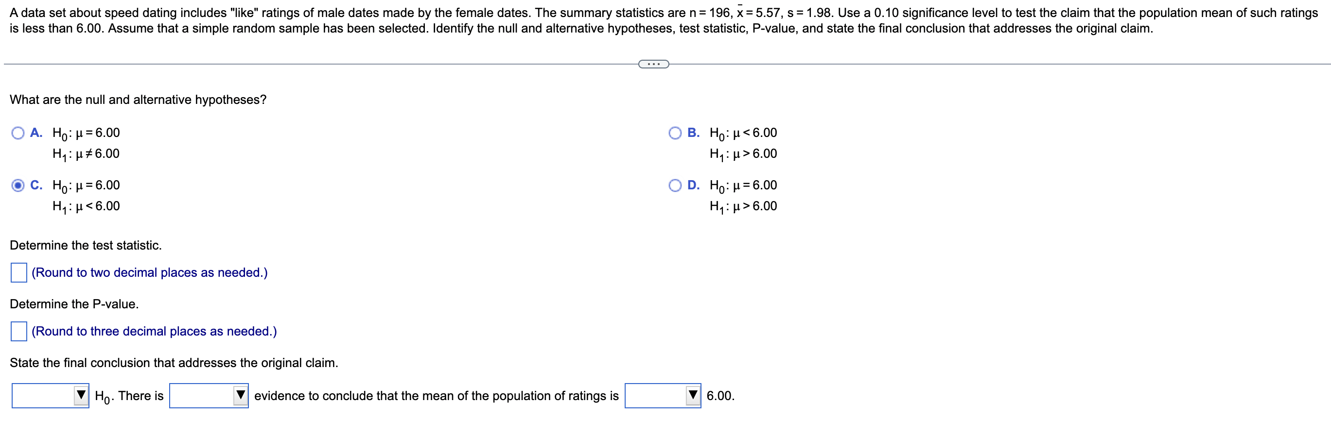 Solved What are the null and alternative | Chegg.com