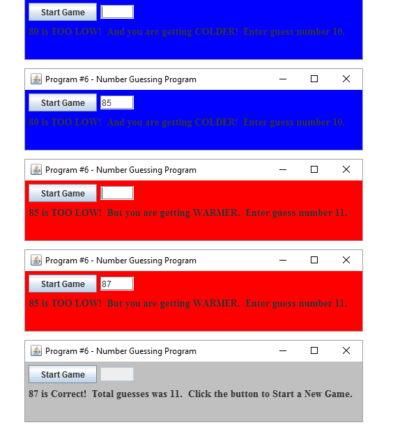 Solved Develop a Java application that plays a "guess the | Chegg.com