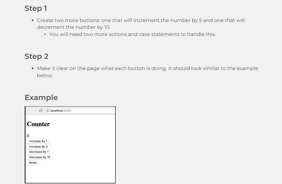 Solved Setup 1. Start off by downloading the starter project | Chegg.com