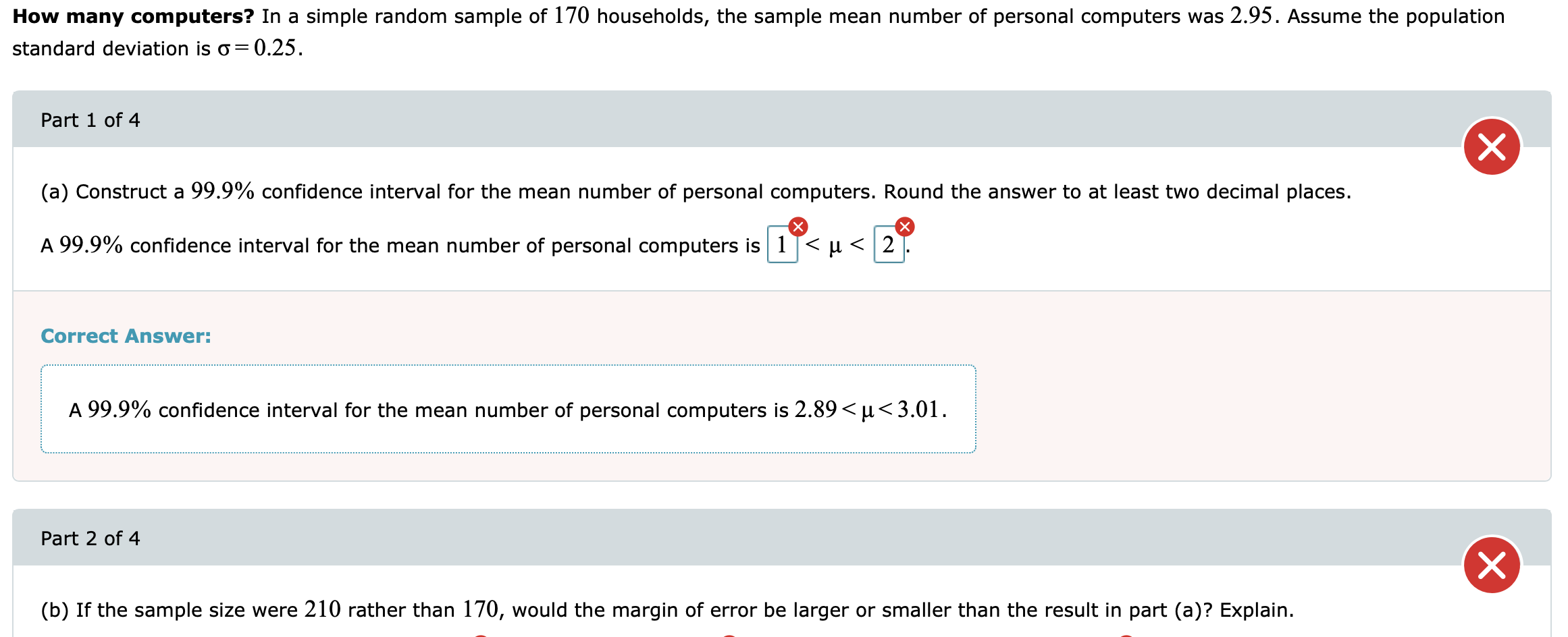 Solved How many computers? In a simple random sample of 170 | Chegg.com