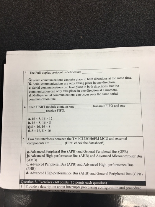 Solved 3. A basic asynchronous serial data traming is | Chegg.com