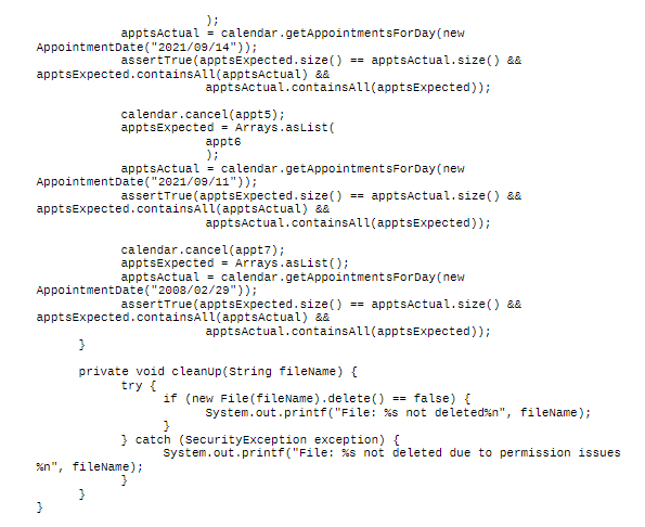 Solved Problems 6-10: AppointmentsWrite a program to design | Chegg.com