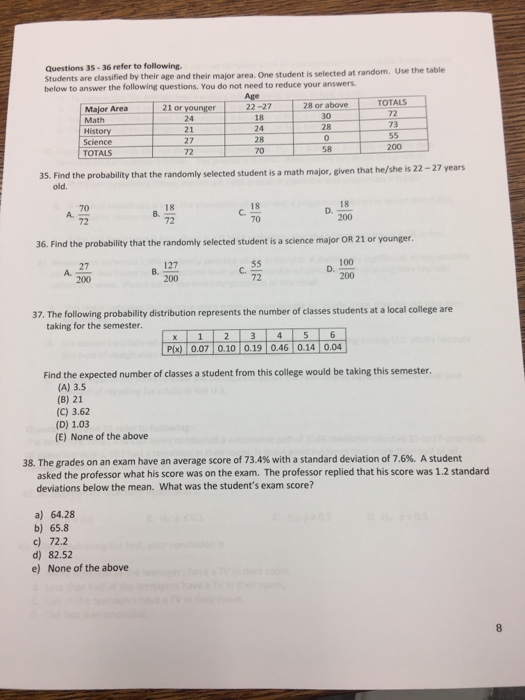 Solved Using the following data for questions 1 and 2: On a | Chegg.com