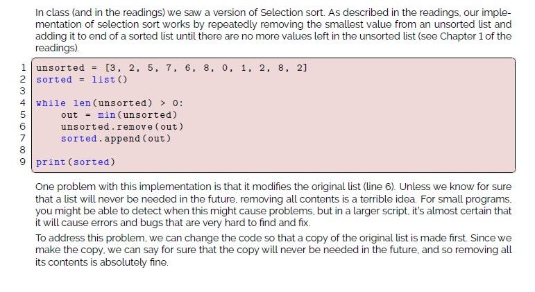 Solved In class (and in the readings) we saw a version of | Chegg.com