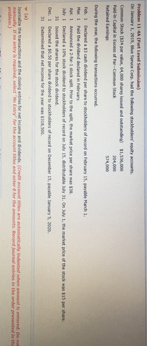 Solved Problem 11-4A (Part Level Submission) On January 1, | Chegg.com