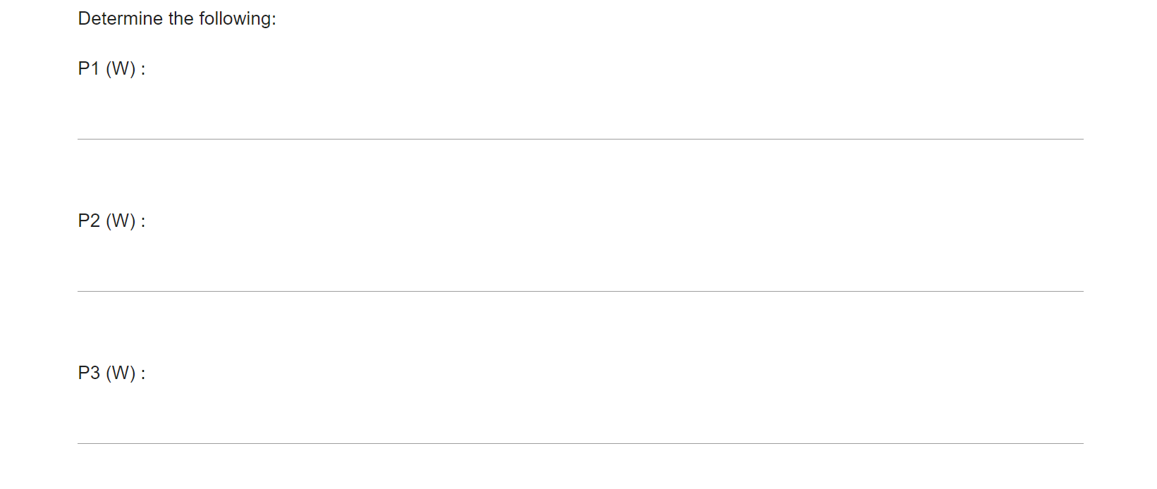 Solved Determine the power received by each of the three | Chegg.com