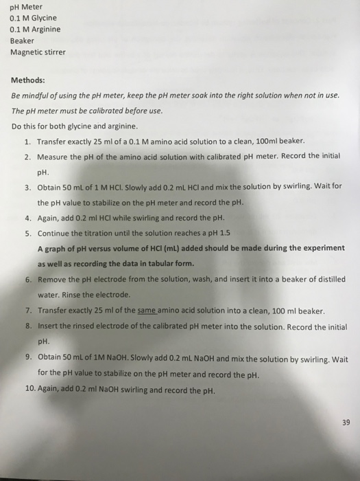 Solved EXPERIMENT 2: THE CONCEPT OF pH AND BUFFER IN | Chegg.com