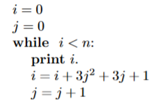 Solved for i=1 to n: j=1 while j | Chegg.com