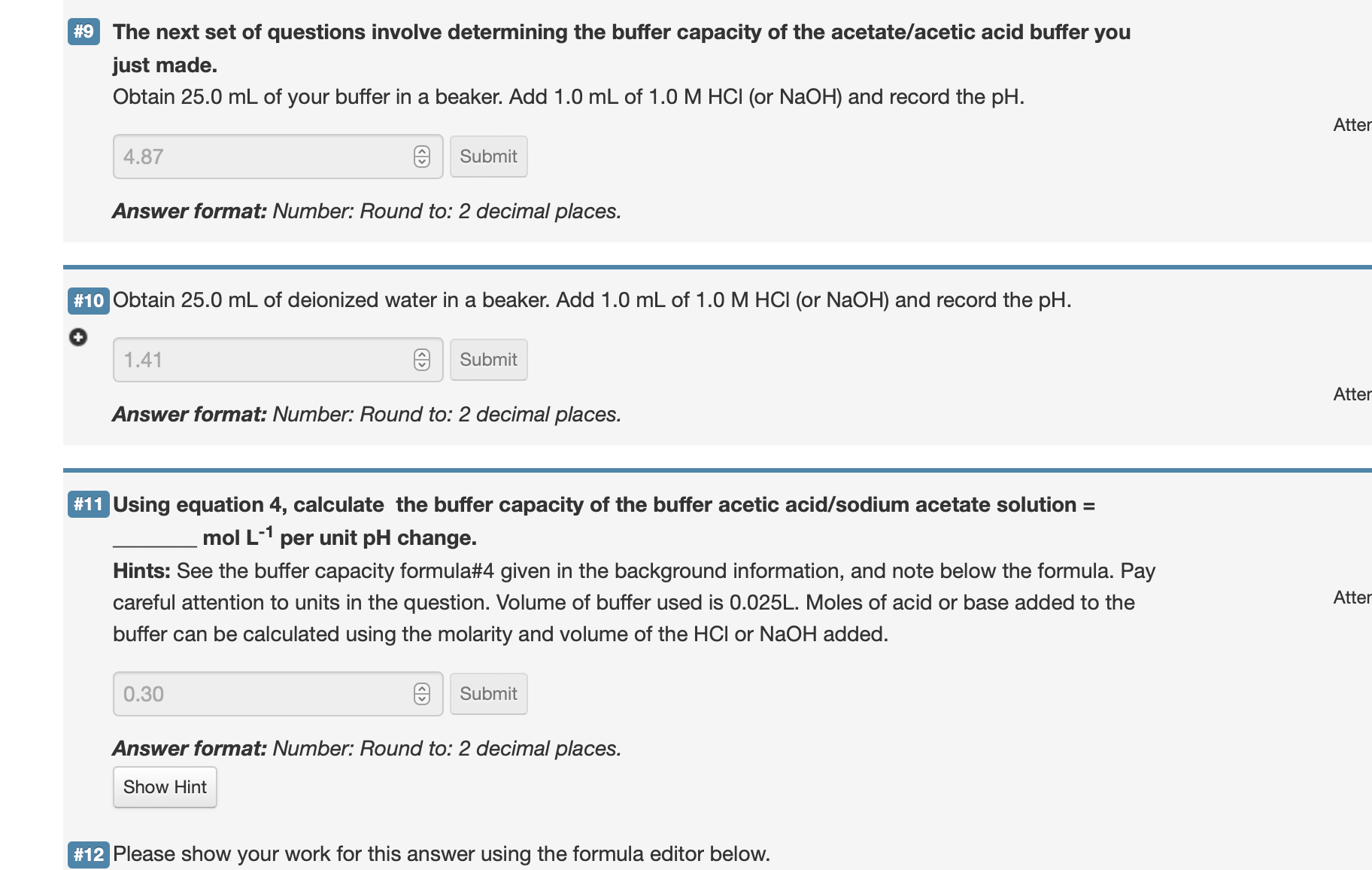 Solved The next set of questions involve determining the | Chegg.com