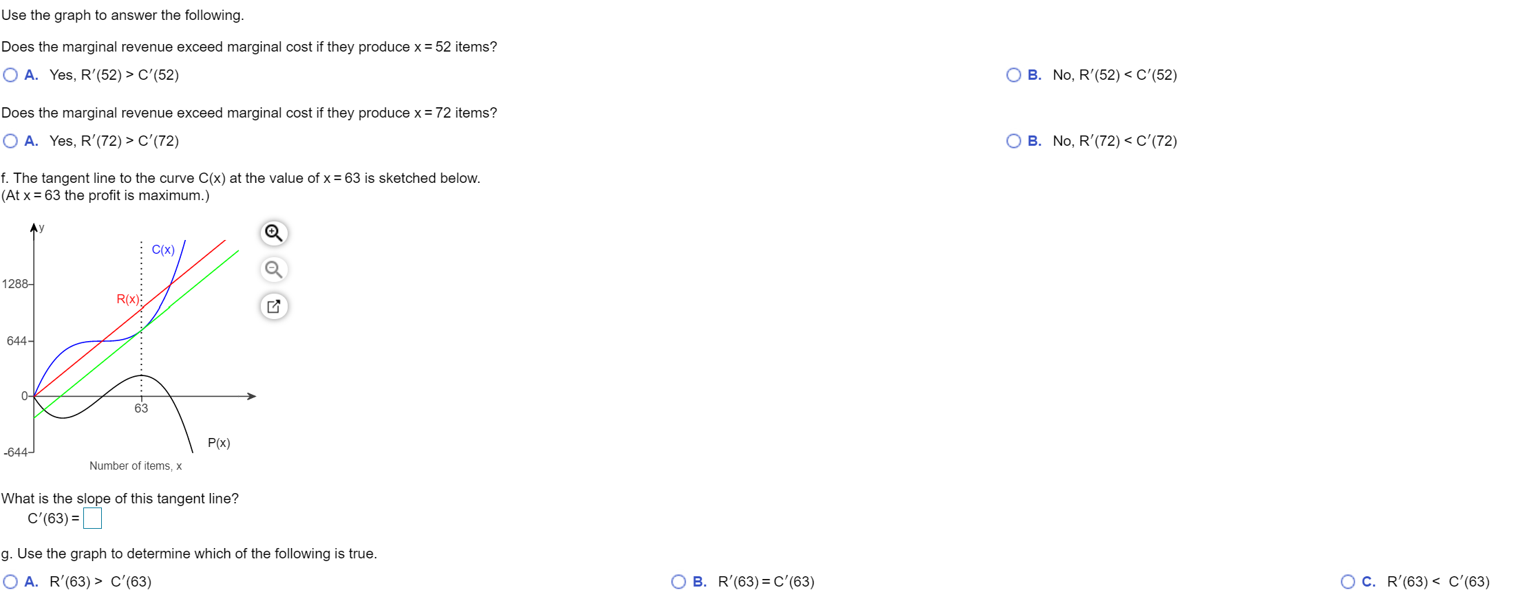 Solved When it says to use the graph for the following on | Chegg.com
