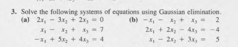 Solved 5. (a) Write the LU decomposition for each | Chegg.com