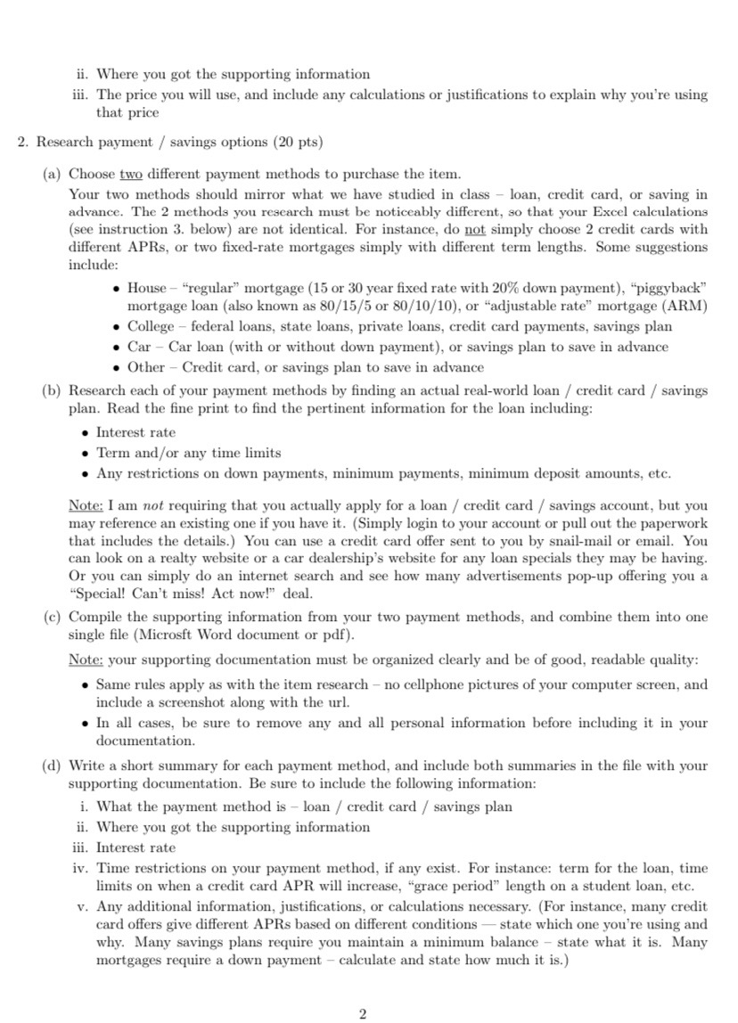 MTH 154: Quantitative Reasoning Project 3 - Large | Chegg.com