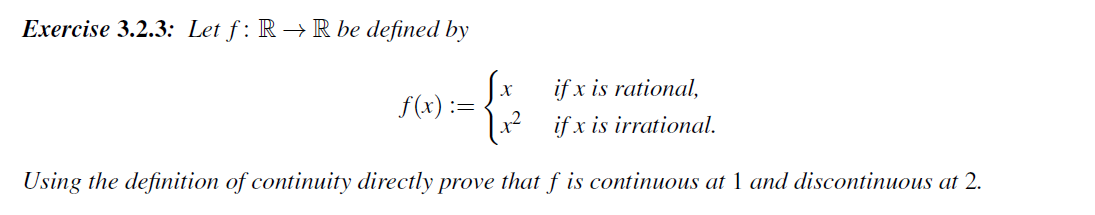 Solved Exercise 3.2.3: Let f: R R be defined by f(x):= fx 12 | Chegg.com