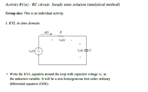 Activity \#1(b) - CircuitLab simulation Group size: | Chegg.com