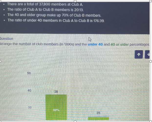 Solved There are a total of 37,800 members at Club A. • The | Chegg.com