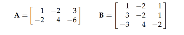 Solved Two matrixes are given by: and two vectors: Solve | Chegg.com