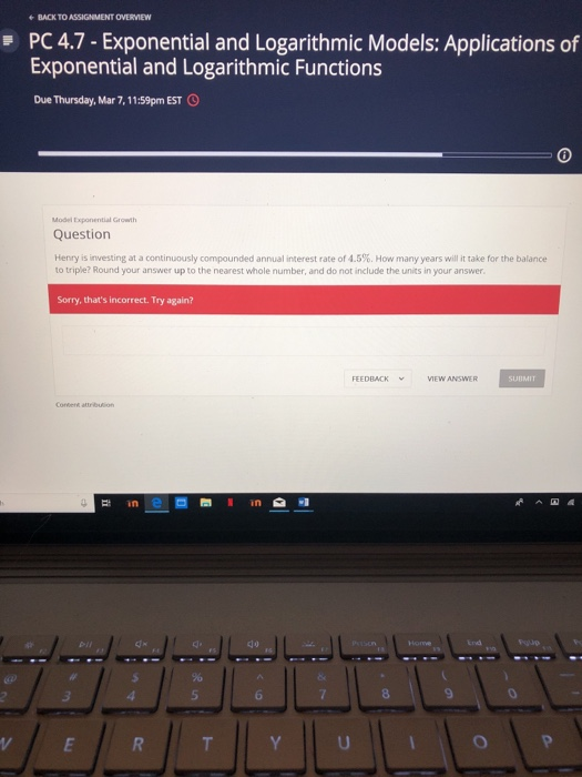 Solved BACK TO ASSIGNMENT OVERVIEW PC 4.7-Exponential and | Chegg.com