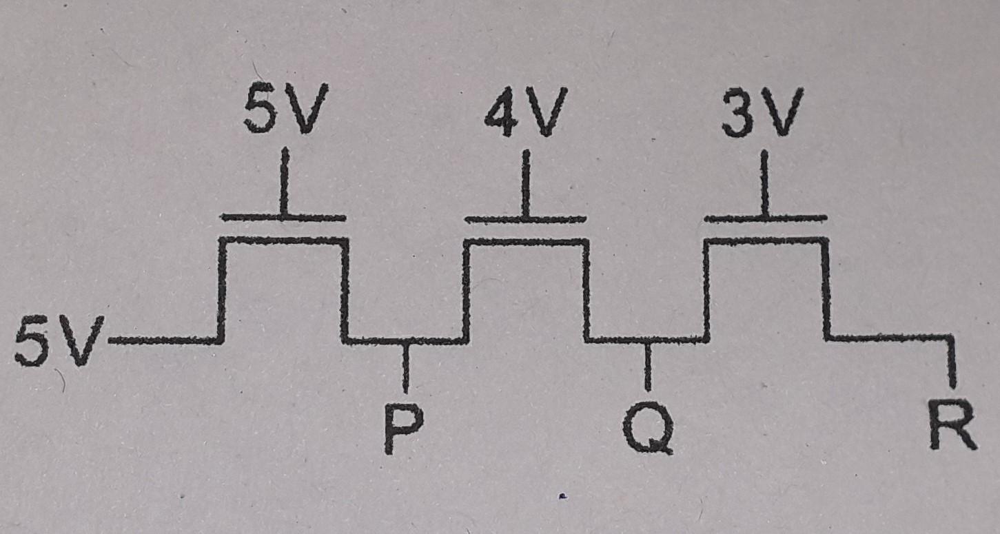 Solved The circuit below employs a pass transistor logic | Chegg.com