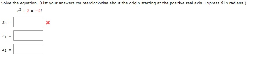 Solved Solve the equation. (List your answers | Chegg.com
