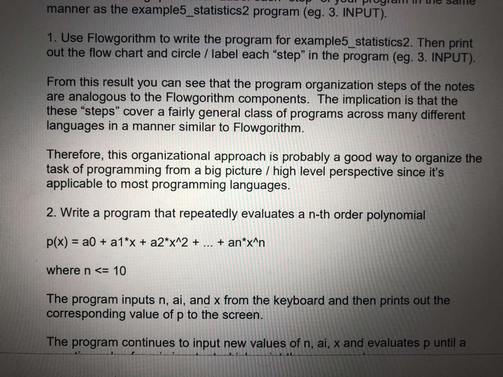 Solved manner as the example5_statistics2 program (eg. 3. | Chegg.com