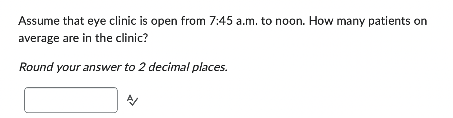 Solved Table below shows the arrivals and departures for an | Chegg.com