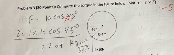 Solved Problem 3 (30 Points): Compute the torque in the | Chegg.com