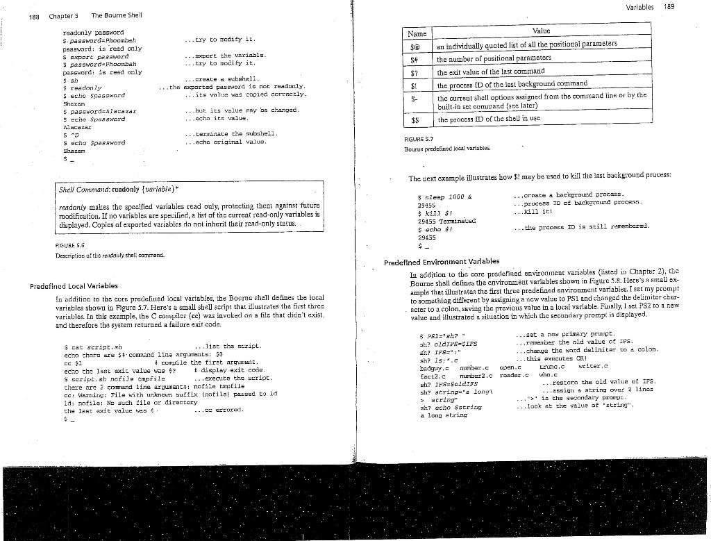 Solved Bourne Shell Script Write A Script That 