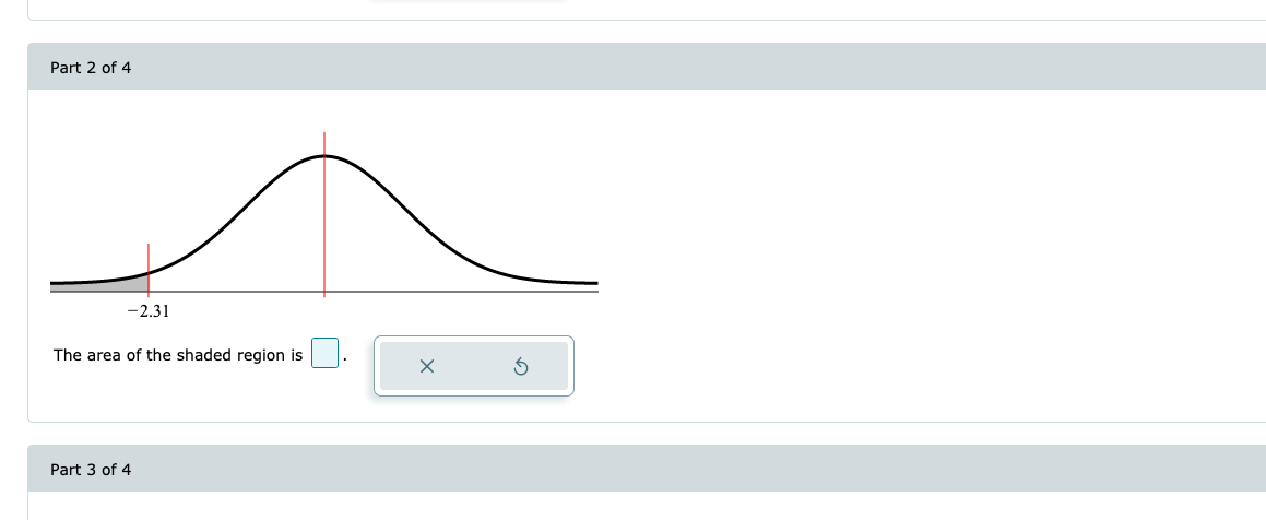 Solved Find each of the shaded areas under the standard | Chegg.com