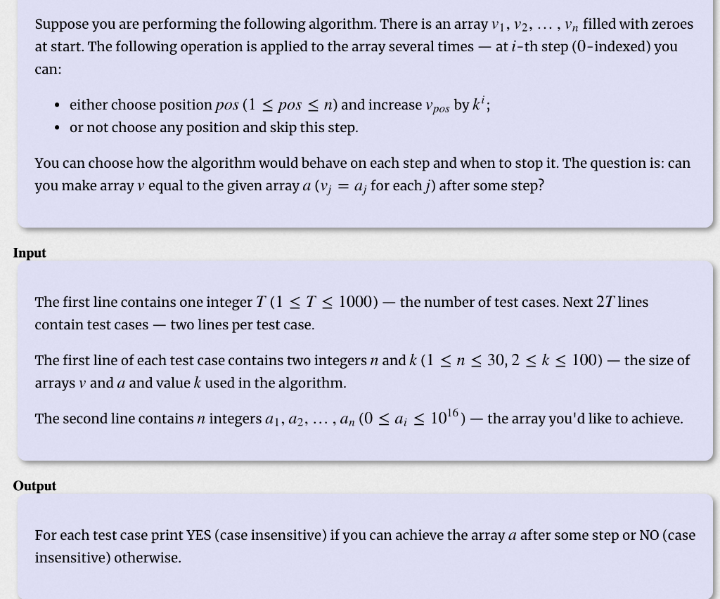 Solved Suppose you are performing the following algorithm. | Chegg.com