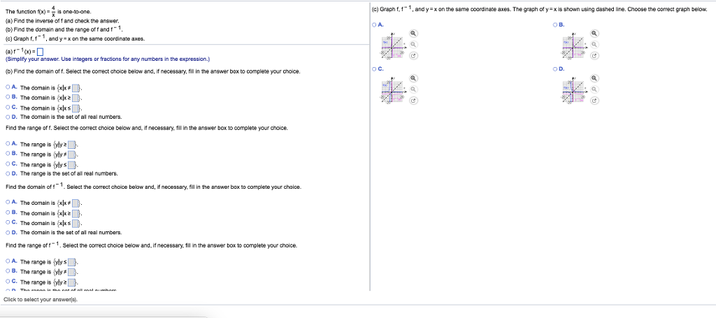 Solved (c) Graph,f1,andy-xon the same coordinate axes. The | Chegg.com