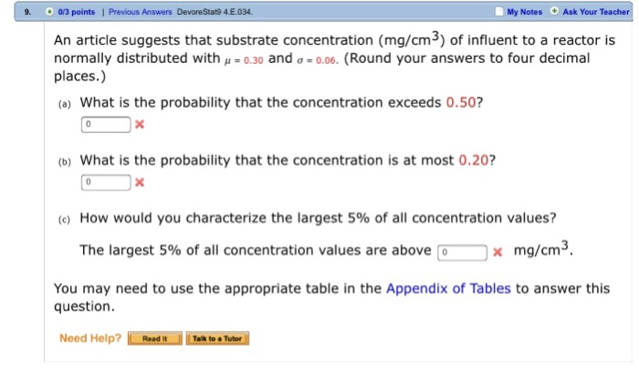 Solved 9. 0/3 points | Previous Answers DevoreStat9 4.E.034. | Chegg.com