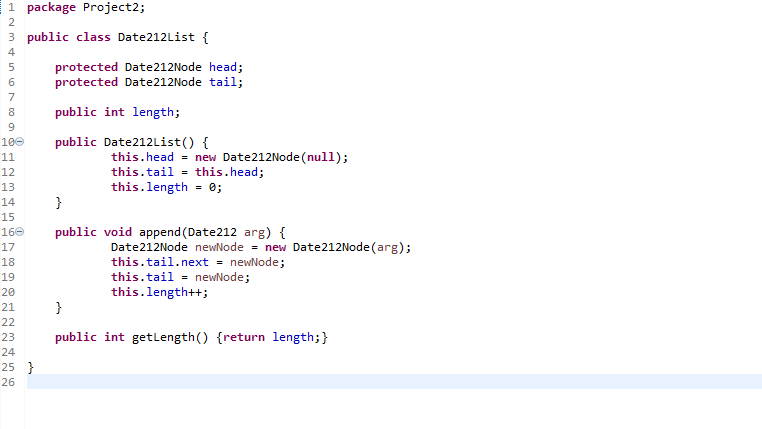 Solved java, have project2 file, Please mark each file | Chegg.com