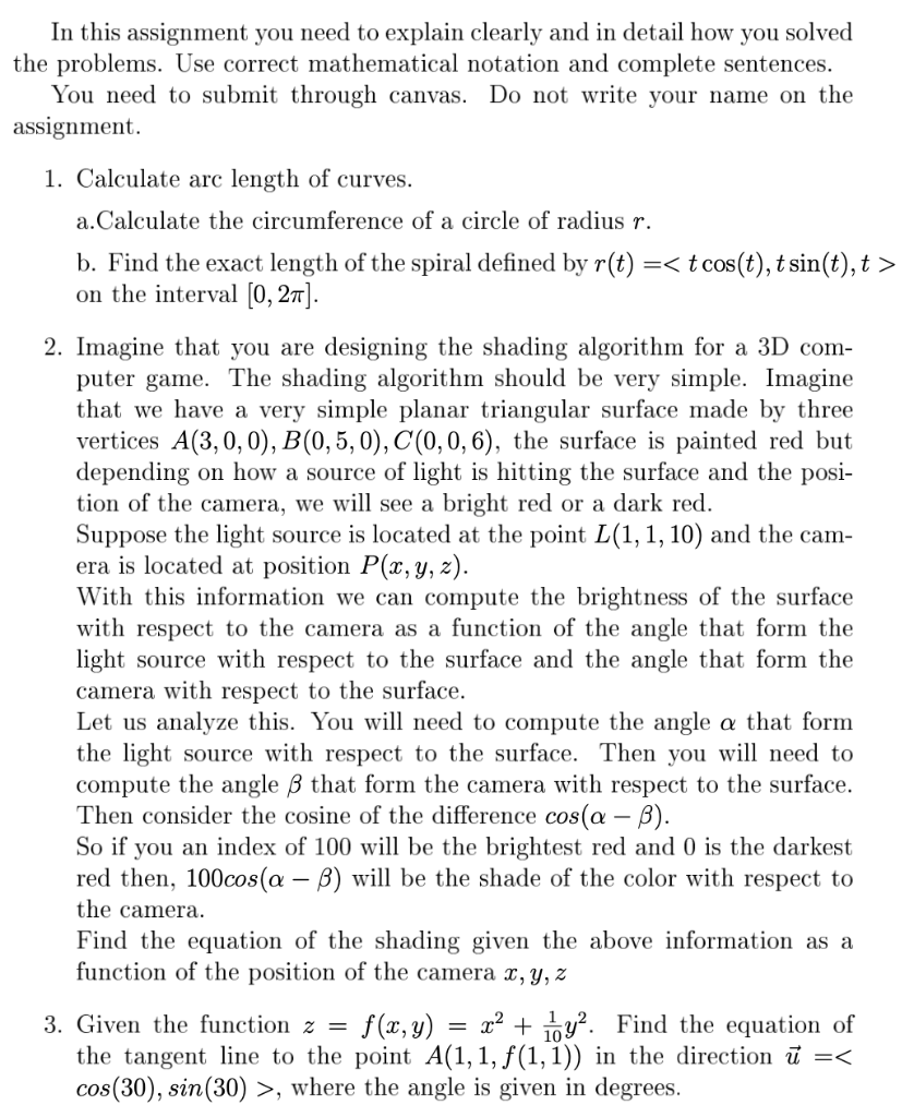 Solved In this assignment you need to explain clearly and in | Chegg.com