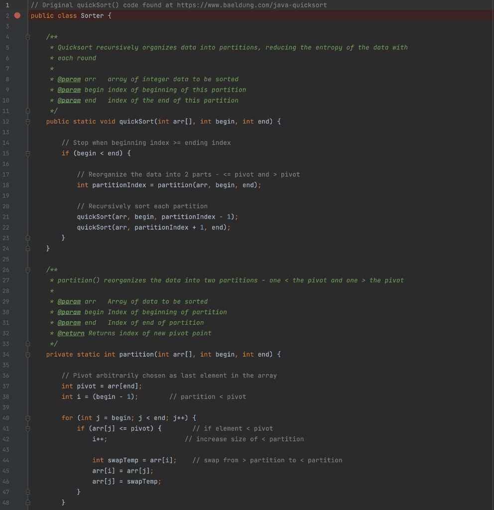 Solved Use this Sorter.java right down blow. Please do part | Chegg.com