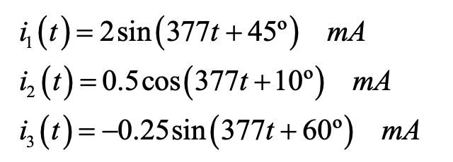 Solved A particular node in an alternating current circuit | Chegg.com