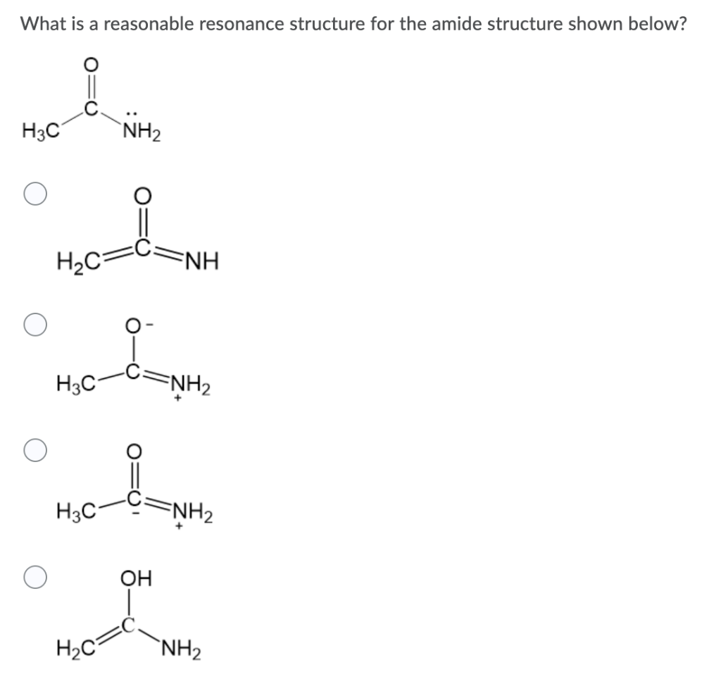 Solved What is a reasonable resonance structure for the | Chegg.com