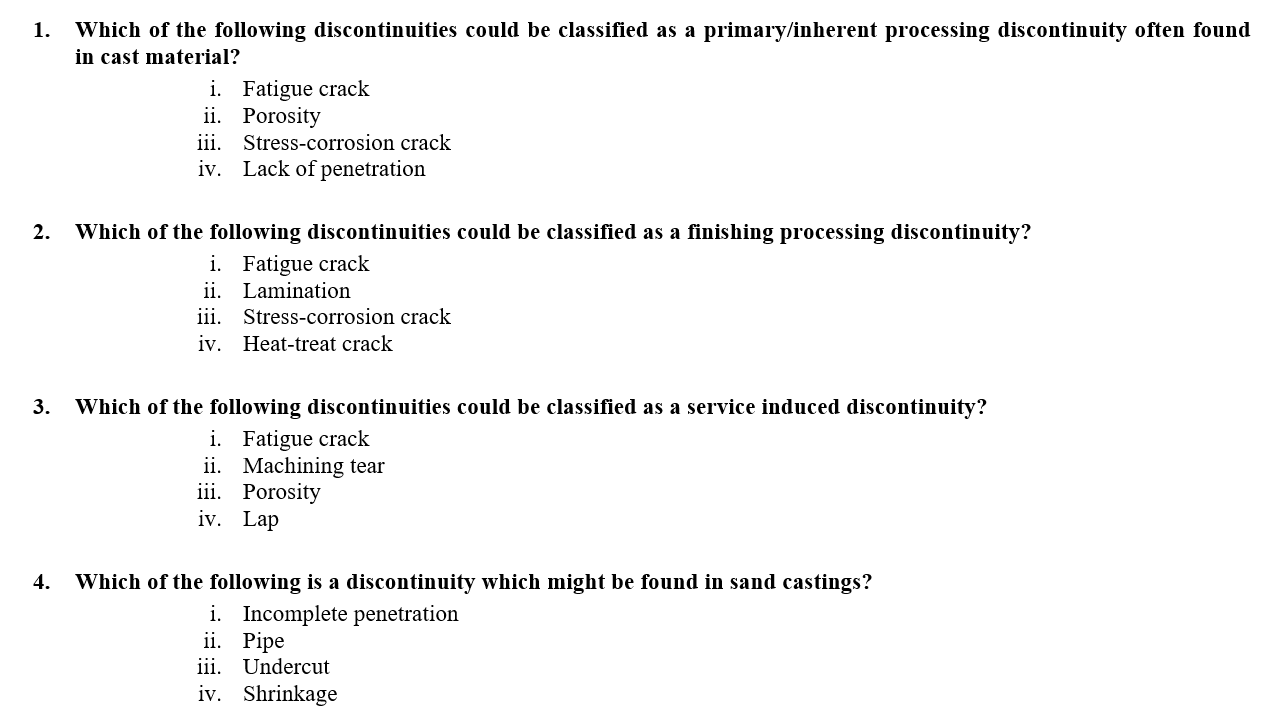 Solved Which of the following discontinuities could be | Chegg.com