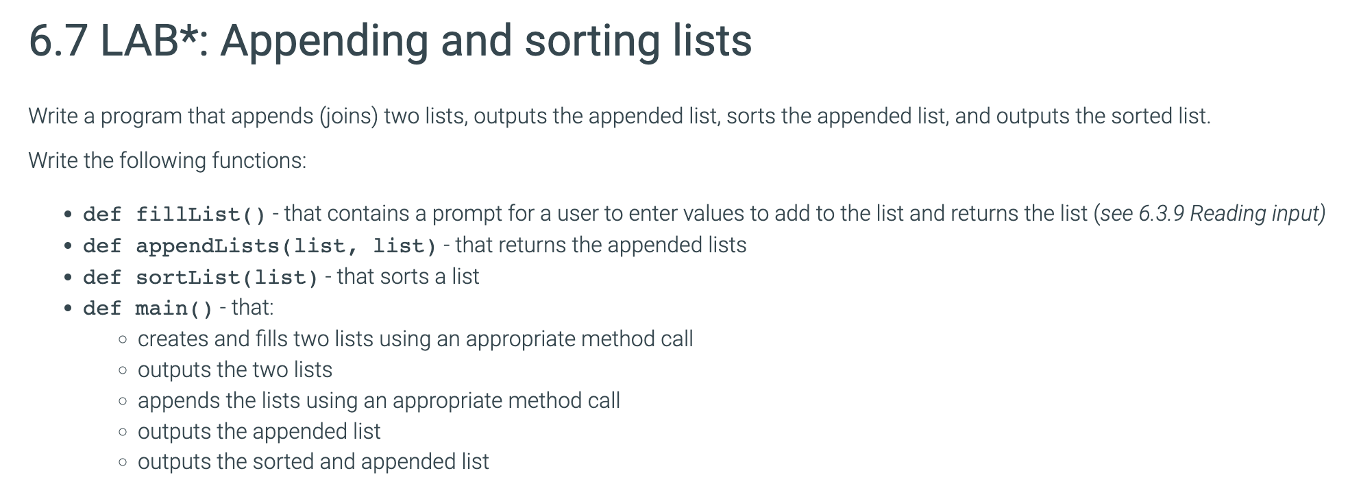 Solved Write A Program That Appends Joins Two Lists 7628